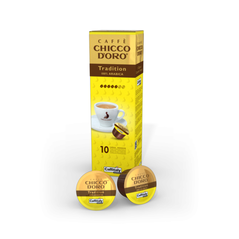 Capsule de café Chicco d'Oro Tradition systeme Caffitaly